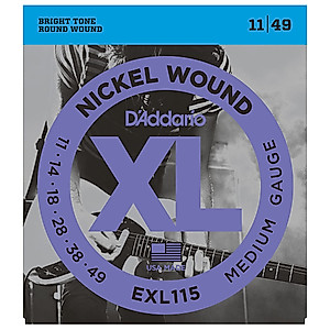 D'Addario EXL115 Electric 11-49 (3 Pack Bundle)