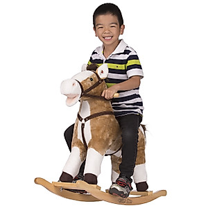 Rockin' Rider Henley Rocking Horse, Brown, Large