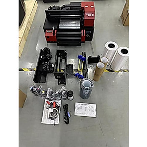 Refinecolor 13inches UV DTF Printer Dual XP600 Roll to Roll Cup Wrap Transfer Sticker Printing Machine