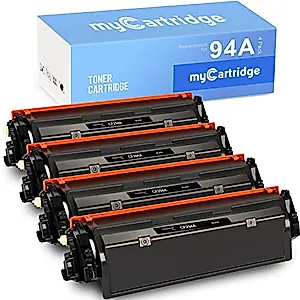 94A Toner MYCARTRIDGE Compatible Toner Cartridge Replacement for HP CF294A 94A 94X CF294X Work with M148dw M118dw M148fdw M149fdw Printer (4 Black)