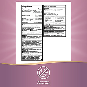 Nature's Way Cough Relief Syrup, Umcka, Chest Congestion, Sore Throat, Cough, Hoarseness, Phenylephrine Free, Homeopathic, Non-Drowsy, 4 Fl Oz (Packaging May Vary)