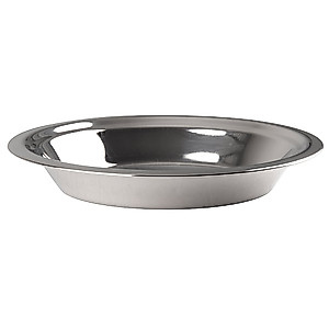 Lindy's - 5M871 Lindy's Stainless Steel 9 inch pie pan, Silver