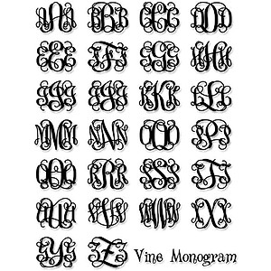 Suxerlry Personalized 925 Sterling Silver Initial Monogram Stackable Rings Custom Jewelry (Silver-b)