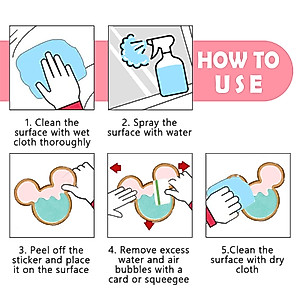 Mfault 148 PCS Merry Christmas Gingerbread Window Clings 9 Sheets, Xmas Ginger Bread Man Pink Candy Cane House Stickers Decals Decorations, Winter Snowflake Living Room Home Kitchen Decor Holiday Gift