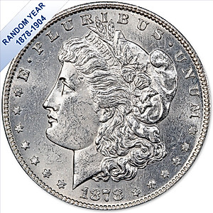 (1878-1904) Morgan Silver Dollar (BU) $1 Brilliant Uncirculated