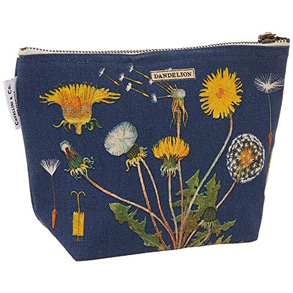 Cavallini Papers & Co. Dandelion Vintage Pouch, Multi