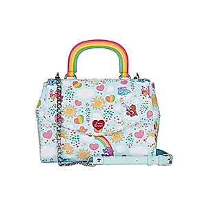 Loungefly Care Bears Aop Rainbow Handle Crossbody Care Bears One Size