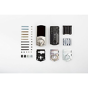 Kwikset 99140-102 Convert Z-Wave Plus Enabled Conversion Kit Interior Assembly, Smart Home Hub and Exterior Deadbolt Required, Gray,Black