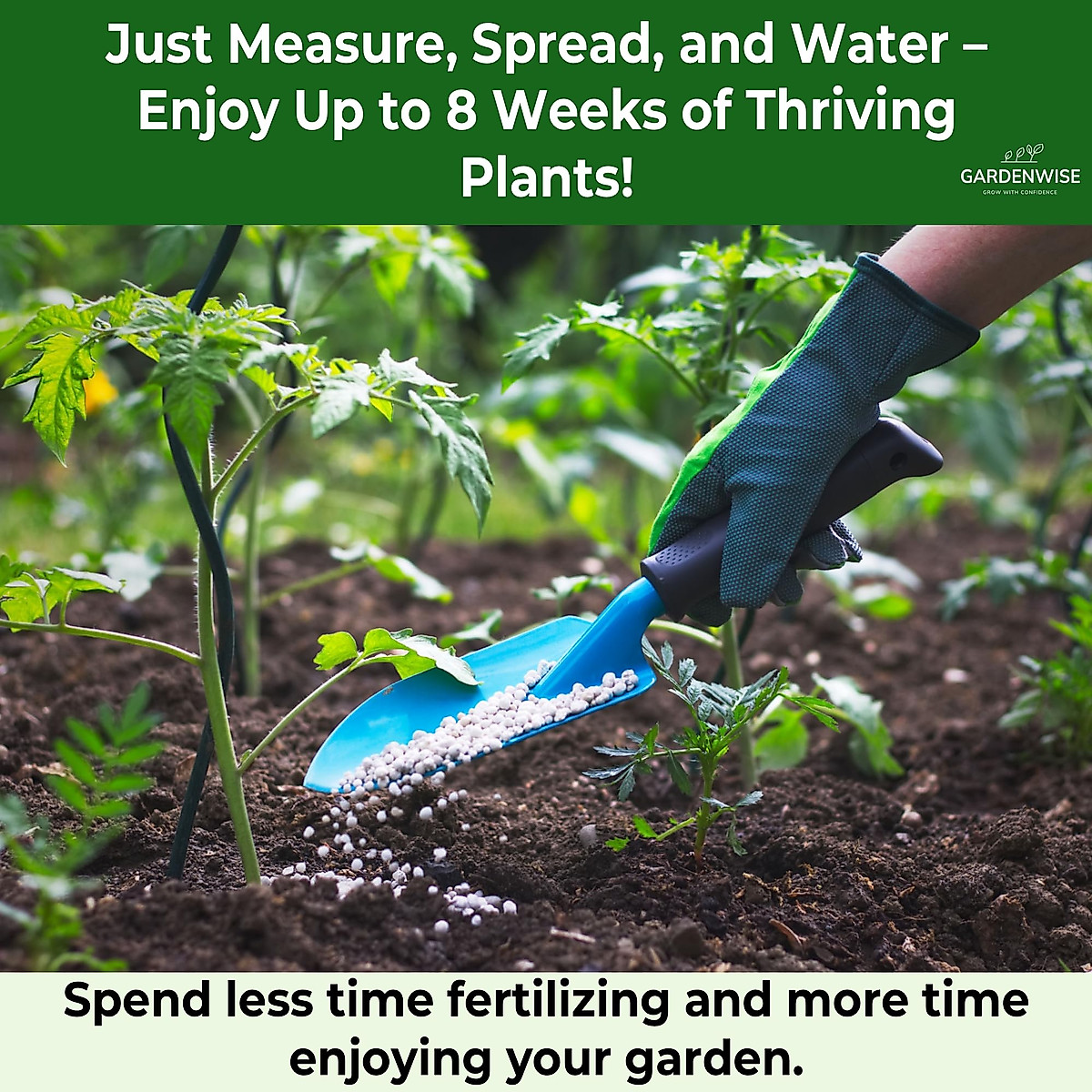10-10-10 Plant Fertilizer Slow Release – 10 10 10 All Purpose Granular Garden Fertilizer for Fruit Trees, Evergreens, Vegetables, Arborvitae, Fig Trees, Shrubs, Pines, Oaks, Flowers (1/2 Quart)