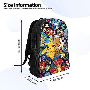 Zopkwir Anime Lightweight School Bag, Portable Bookbags, Daypack Laptop Travel Backpacks for Boys Girls (Anime2)