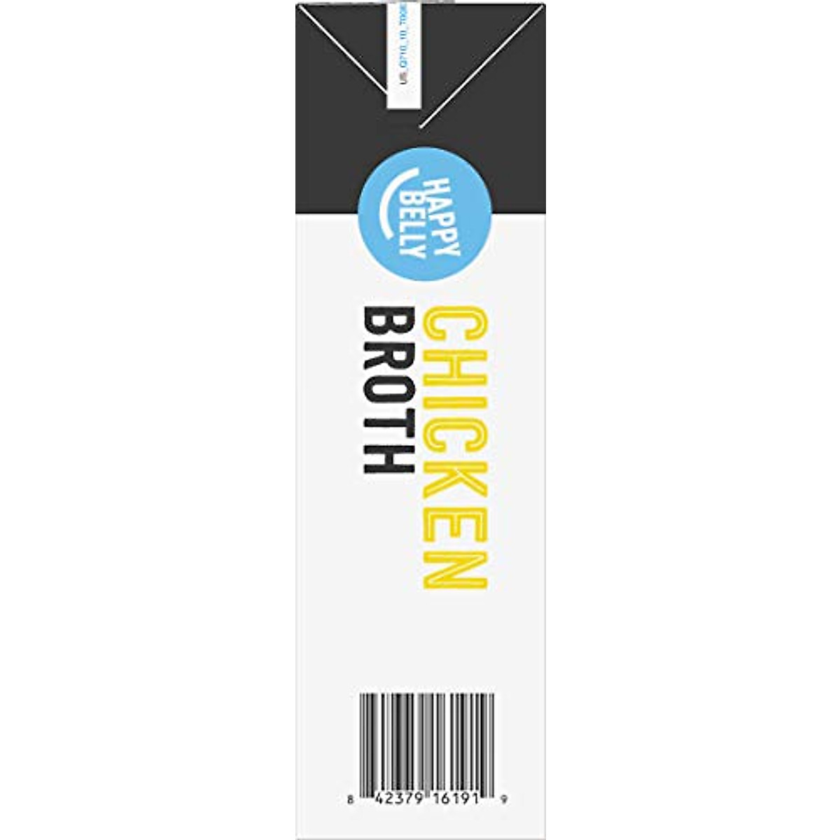 Amazon Brand - Happy Belly Chicken Broth, 2 pound (Pack of 1)