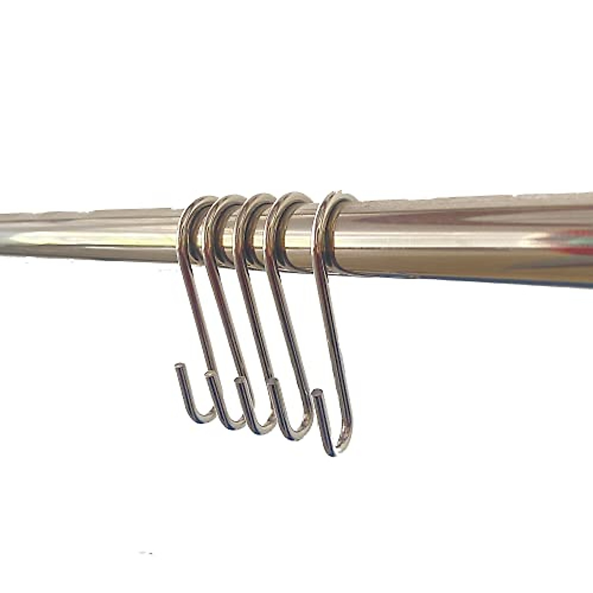 30 Pcs Silver S Hooks,Premium Stainless Steel S Hook for Hanging Kitchenware,Pots,Plants,Pans,Clothes,Cups,Pants,for Towels in Bathroom,Closet,Garden,Storage Organiser,Home Storage Hooks,Utility Hooks