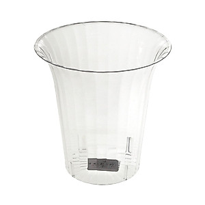 Homeford Clear Plastic Flared Cylinder Favor Container, 6-Inch