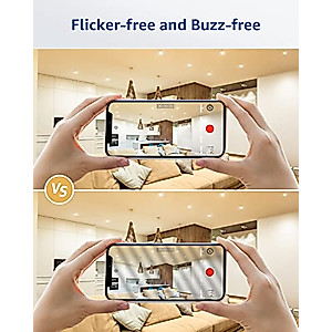 LE GU10 LED Light Bulbs Non-Dimmable, 2700K Soft Warm Light GU10 Bulb Replacement for Recessed Track Lighting, 4W LED Bulbs with 100°Flood Beam for Kitchen, Range Hood, Living Room, Bedroom, 6 Pack