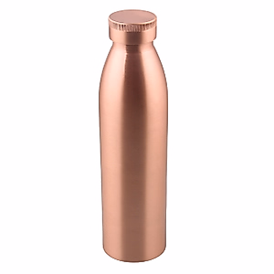 MORE-ECO Set of 2 Water Bottles | Copper Water Bottle | Travel Water Bottle | Ayurvedic Health Benefits Copper Bottle 32 OZ Water Bottles