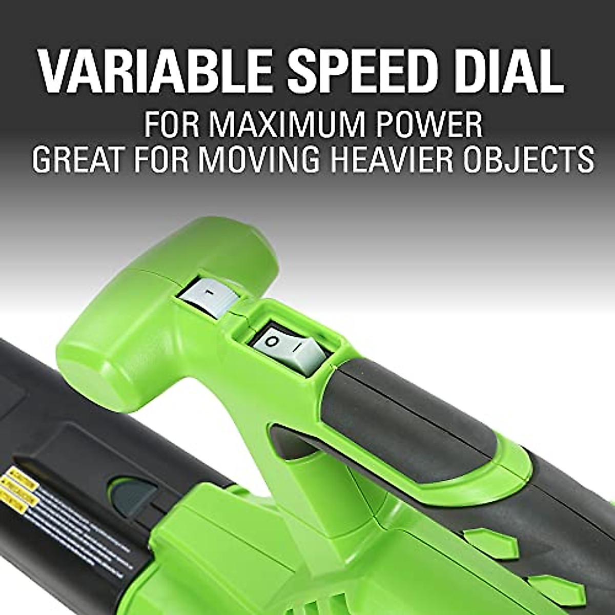 Greenworks 12 Amp 235MPH Variable Speed Corded Blower/Vac includes Metal Repeller, 24072