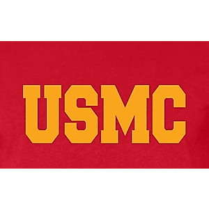 eMarine PX USMC Crew Neck Sweatshirt Red. Made in USA. Officially Licensed with the United States Marine Corps