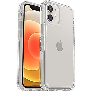 OtterBox Symmetry Clear Series Case for iPhone 12 Mini with Alpha Glass Screen Protector Bundle - Bundle Packaging - Clear