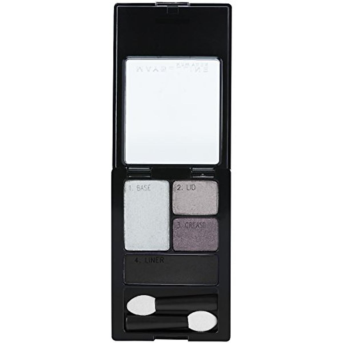 Maybelline New York Expert Wear Eyeshadow Quads, Charcoal Smokes, 0.17 oz.