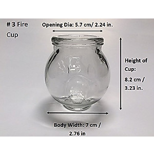 12 pc Fire Glass Cupping Set Jars Professional Quality (4 cups #3) (4 cups #4) (4 cups #5)12 pc Fire Glass Cupping Set Jars Professional Quality (4 cups #3) (4 cups #4) (4 cups #5)