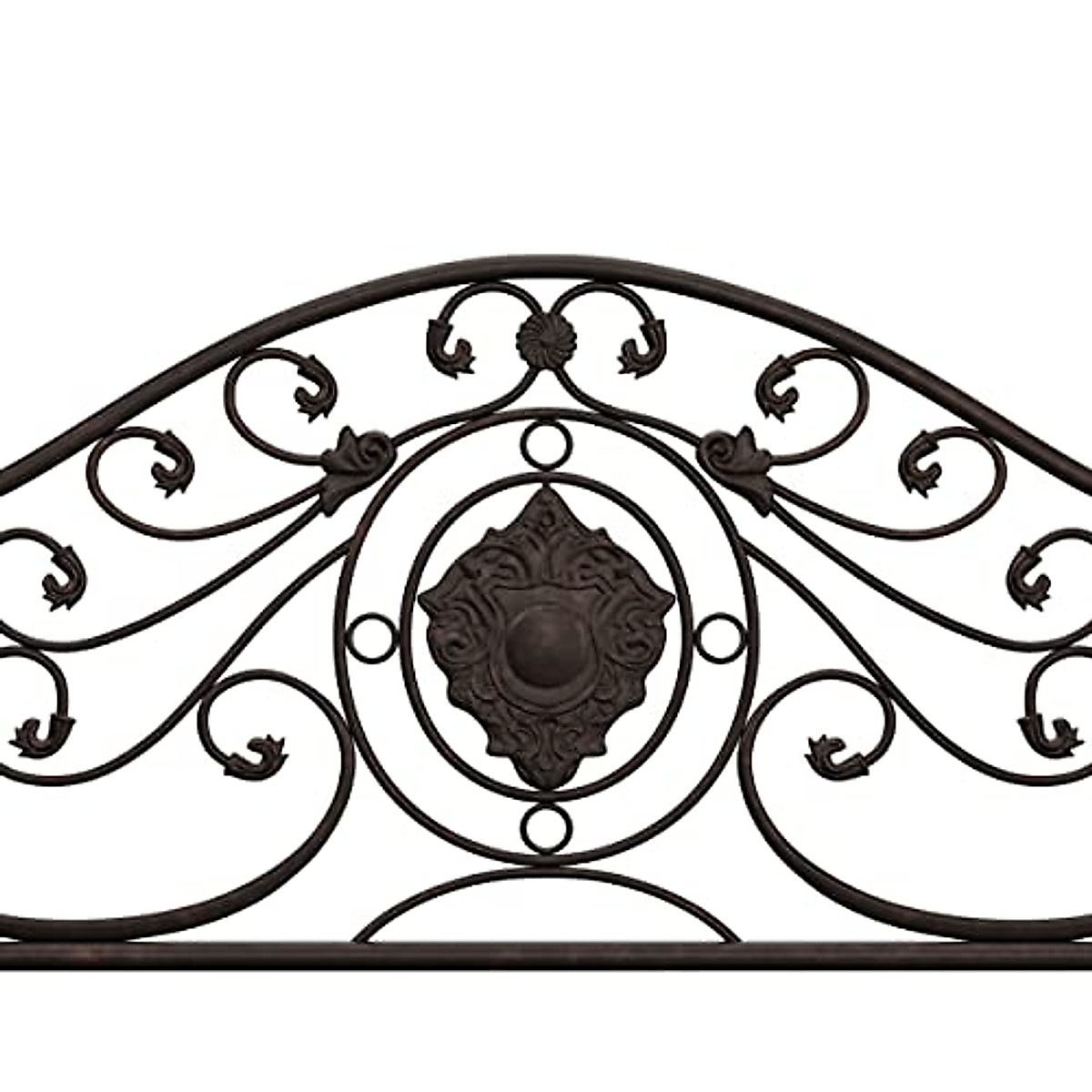 Hillsdale Mercer Metal Sleigh Daybed with Suspension Deck and Trundle in Brown