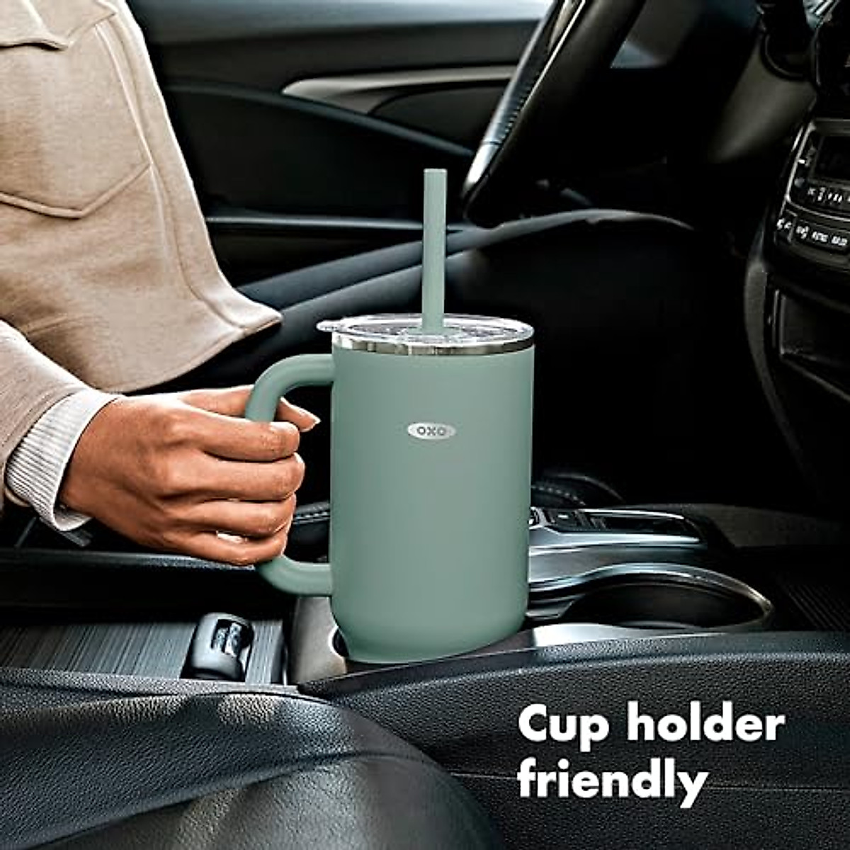 OXO Strive XL Tumbler with Handle – 40 oz. – Jade