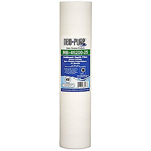 Neo-Pure 20" BB Graded Density Polypropylene Sediment Filter 75/25 mic - Single