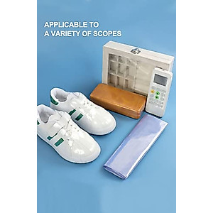 Shrink Wrap Bags - Mlooog 100pcs Clear Heat Shrink Wrap Professional Protection Against Aging and Dust - PVC Shrink Wrap Bags 11x18 Inches