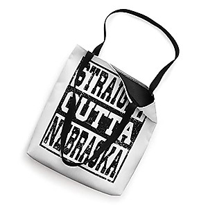 Nebraska State Straight outta Nebraska design Tote Bag