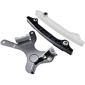 A-Premium Engine Timing Chain Kit W/Tensioner [fits SOHC, 6Cyl 3.7L] Compatible with Dodge Dakota, Durango, Nitro, Ram 1500 & Jeep Grand Cherokee, Commander, Liberty & Mitsubishi Raider & Ram Dakota