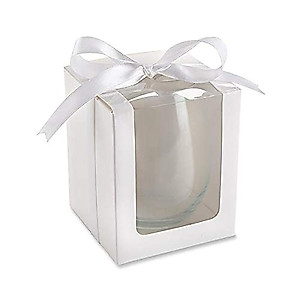 Kate Aspen 9 oz. Personalized Monogram Classic Stemless Wine Glass - 96pcs/Gold - Custom Wedding Favors and Bridal Shower Party Favors with Customized Designs Text Lines