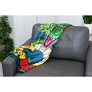 Dragon Ball Z Bed Blankets (DBZ-Blue)