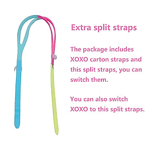 YUENREE Girls Swim Goggles - Bling Swimming Goggles for Girls Ages 4-12 - No Leak, Anti-Fog, UV Protection, Easy to Adjust and Non Slip - with Hard Travel Case- Rainbow