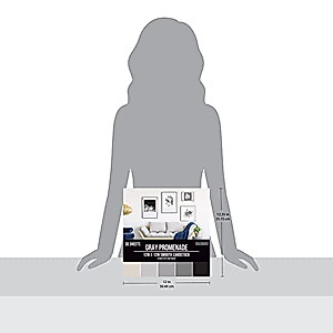 Colorbok - 71880A Smooth Cardstock Paper Pad, 12" x 12", Gray Promenage