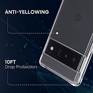 Case-Mate - Tough Series - Case for Google Pixel 6 Pro - Slim - 10 ft Drop Protection - Clear