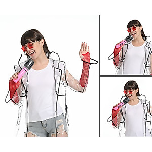 DS. DISTINCTIVE STYLE Inflatable Microphones 6 Pieces 10-Inch Blow up Microphones 80s 90s Party Favors Performace Photo Props Random Colors