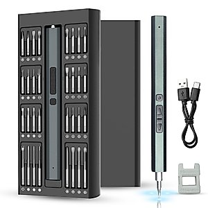 Ultimate 66-in-1 DIY Repair Kit for iPhone & PSP | Electric Cordless Screwdriver Set with Torque Control & Mini Screwdrivers