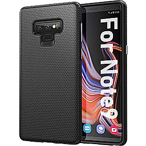 Rayboen for Samsung Galaxy Note 9 Case, Dual Defender Durable Designed Shockproof Anti-Scratch Phone Case, Dual Layer Heavy Duty Protection Cover for Samsung Galaxy Note 9 6.4 inch,Black