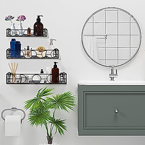 Moon Phase Floating Shelves,3 Sizes Small Floating Shelves for Wall Storage,Moon Phase Wall Decor Shelf for Bathroom Kitchen Bedroom Living Room