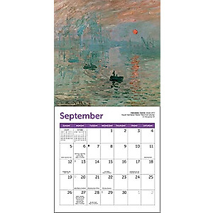 Monet Mini Wall Calendar 2021, 7" x 7"