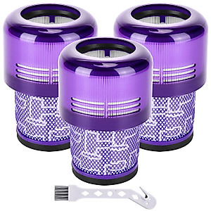 Artraise Filter Replacement for Dyson V11 Torque Drive V11 Animal V11 Extra V15 Detect Cordless Vacuum Cleaner, Compare to Part 970013-02 (3 Pack)