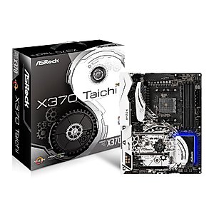 ASRock X370 TAICHI Socket AM4/AMD X370/DDR4/Quad CrossFireX & SLI/SATA3&USB3.1/M.2/Wi-Fi/A&GbE/ATX Motherboard
