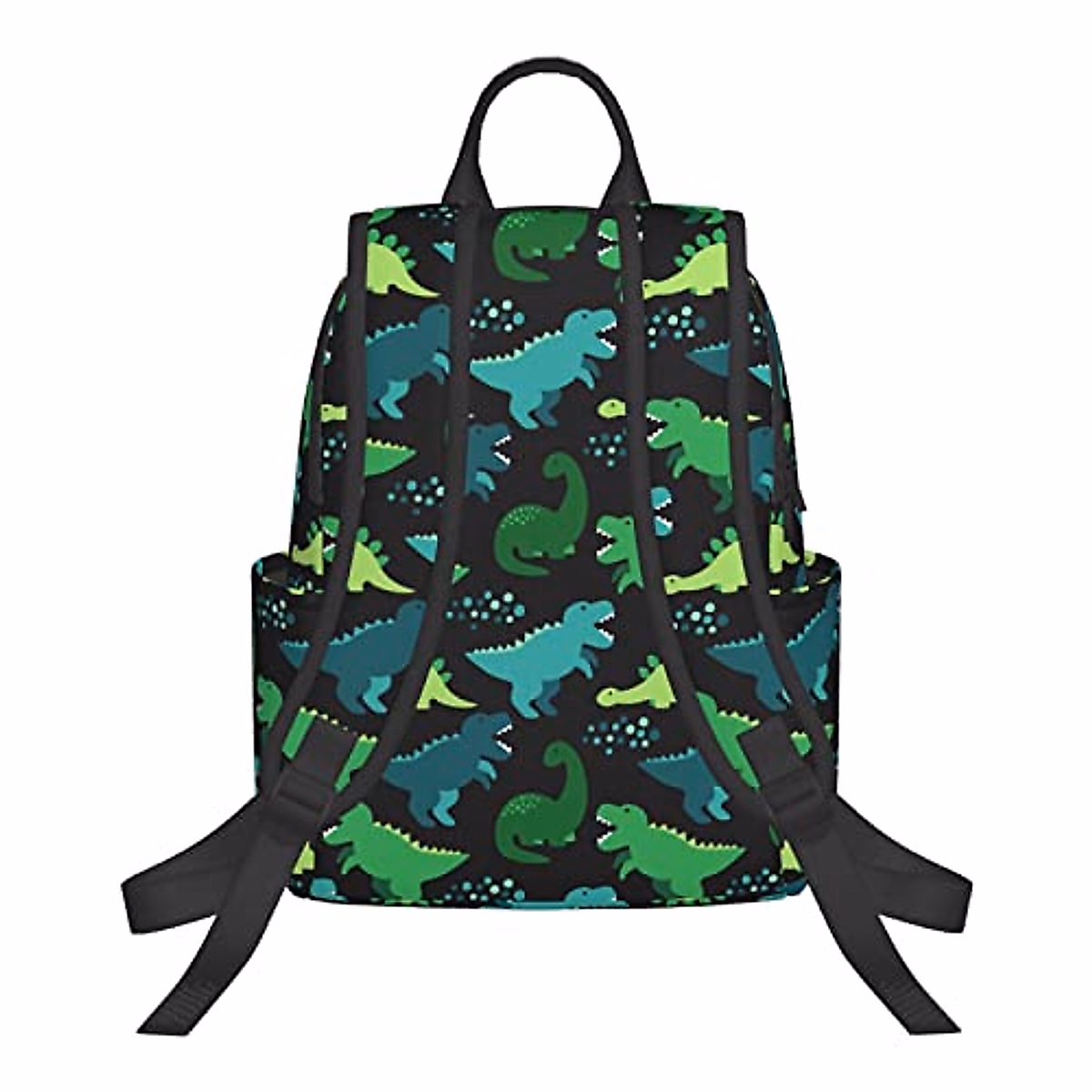 NFGSE Lightweight Mini Backpack, Childish Dinosaur Elegant Durable Travelling Computer Bag Casual Daypacks College Shoulder Bag for Men Women, Fits Up to 12/14 Inch Laptop