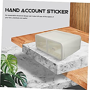 TIDTALEO 1pc Wardrobe Storage Box Sheer Lingerie Plastic Pallet Sheer Socks Stacking Socks Sorter Panties Drawer Organizer Clear Organizer Box Household Storage Box Underwear Storage Holder