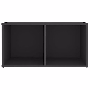 vidaXL TV Stand 2 Pcs, TV Stand for Living Room, Sideboard with Storage, TV Console Media Unit Cupboard, Modern Style, Gray Engineered Wood