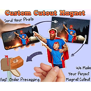 Personalized Photo Magnet - Customized Cutout Magnets Magnetic Photos | Save Your Best Memories
