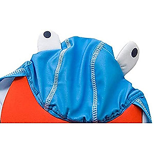 Baby Toddler Boys Two Pieces Swimsuit Set Boys Bathing Suit Rash Guards with Hat UPF 50+ FBA (Crab-c, 6-9 Months)
