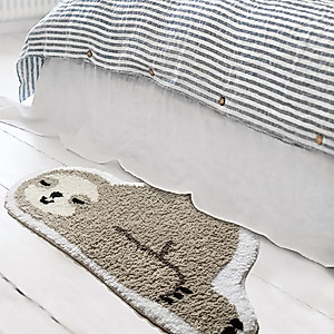 WAYUTO Sloth Bedroom Area Rug Cartoon - Kitchen Throw Rug Bathroom Area Rug Floor Runner Mat Water-Absorbent Quick-Drying Carpet Floor Mat for Home Decoration