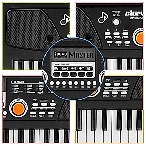 WOSTOO Kids Piano Keyboard, 49 Keys Portable Keyboard Electronic Digital Piano Educational Learning Toy Music Gifts Keyboard Piano for Beginners Kids Girls Boys with Microphone