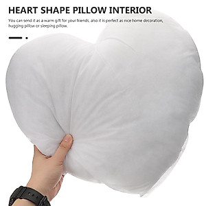 Ciieeo Peach Heart Pillow Kids Couch Chairs Nursing Pillow Outdoor Bolster Heart Plush for Couch Car Pillow Sofa Throw Pillow Inner Throw Cushion Insert Heart Shaped Pillow Insert Blank